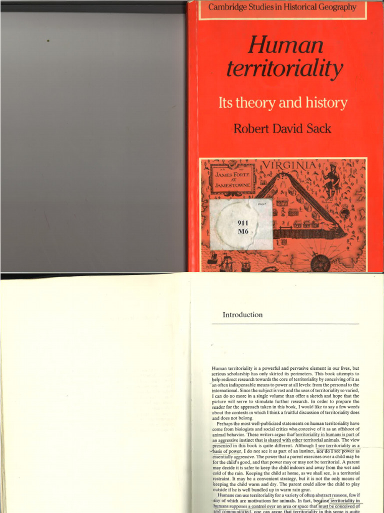 Human Territoriality by Robert David Sack | PDF