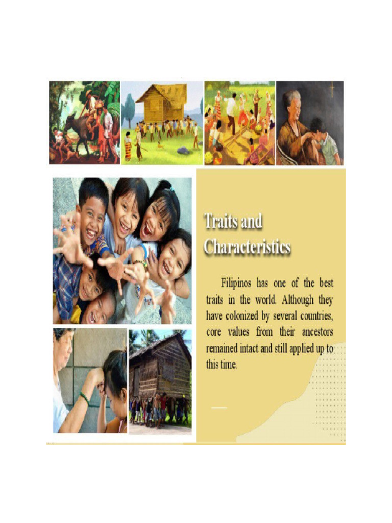 Good Character Traits of Filipino | PDF