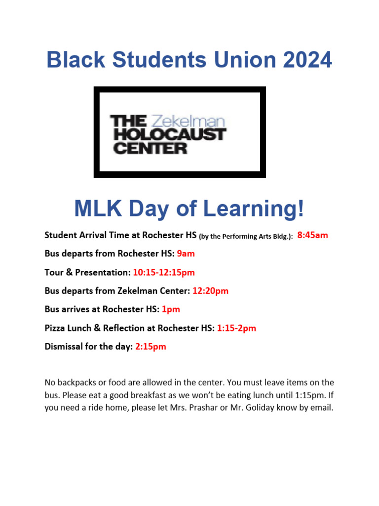 Black Students Union 2024: 8:45am 9am 10:15-12:15pm 12:20pm 1pm 1:15 ...
