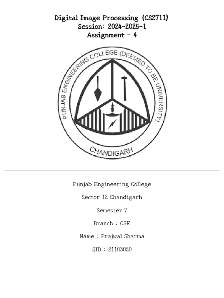 DIP Assignment4 | PDF | String (Computer Science) | Permutation