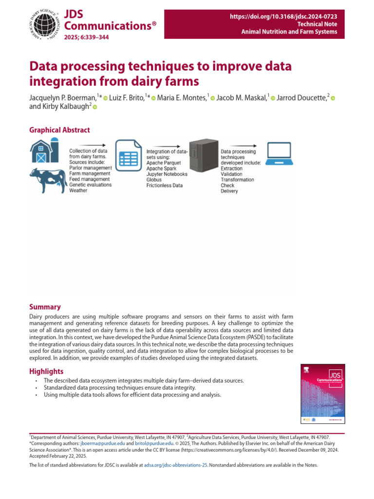 Data Processing Techniques To Improve Data Integration F 2025 JDS ...