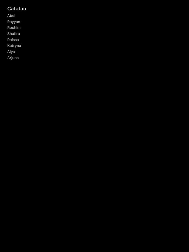 Catatan | PDF