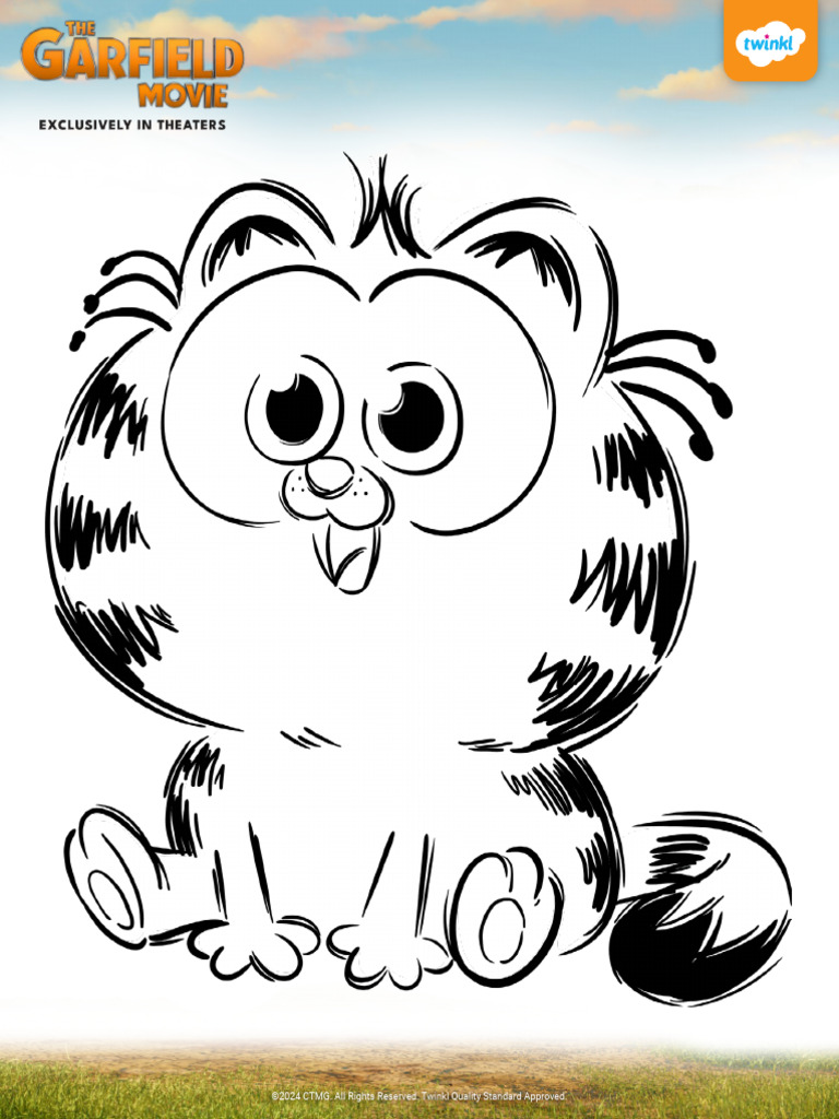 Free Garfield Baby Garfield Coloring Sheets Us Ac 1714342939 Ver 1 | PDF