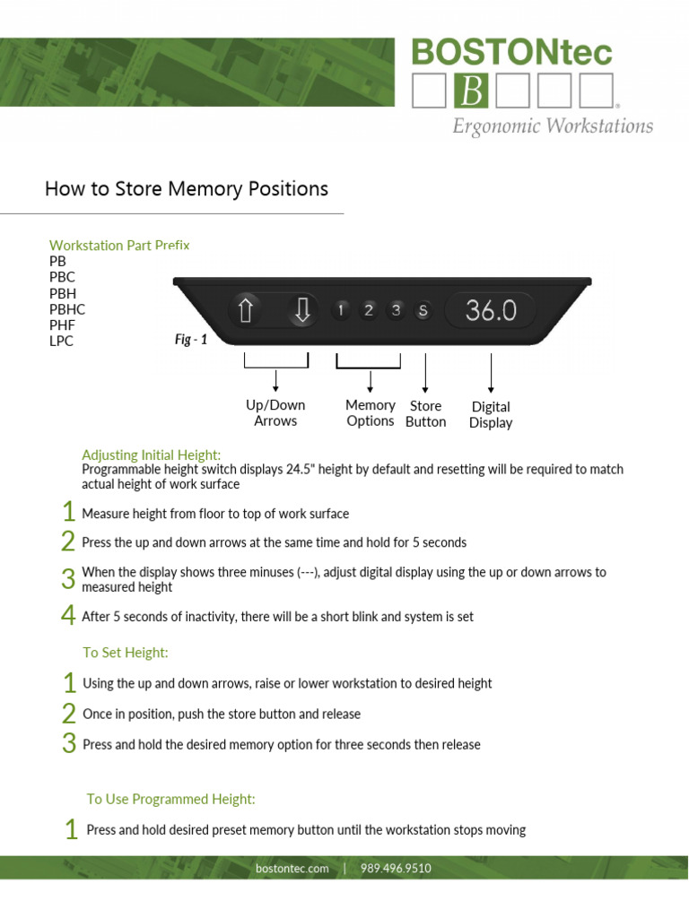 Program Height Adjustable Switch AI | PDF