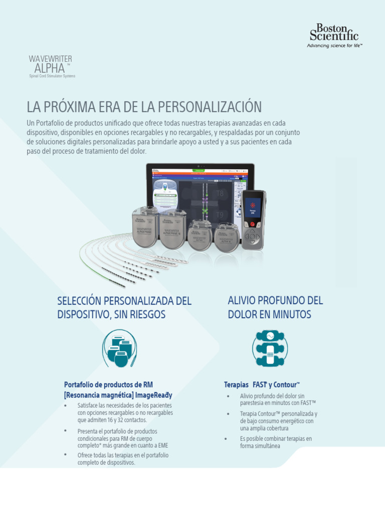 Sistemas de Estimulación Alpha™ para Dolor | PDF | Medicina
