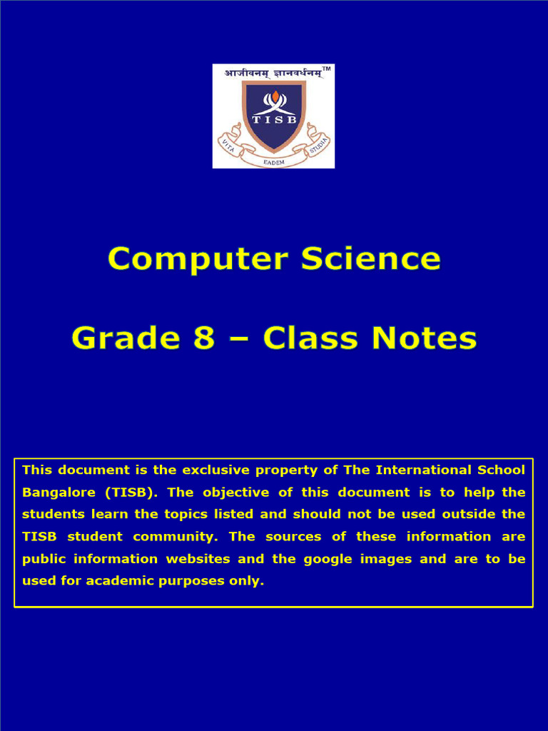 Grade 8 Control Systems Class Notes | PDF | Digital To Analog Converter ...