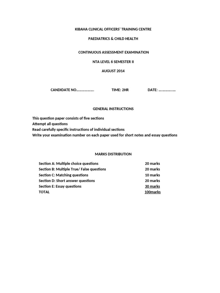 Apprenticeship in Paeds CAT 2014 | PDF | Diabetes | Clinical Medicine