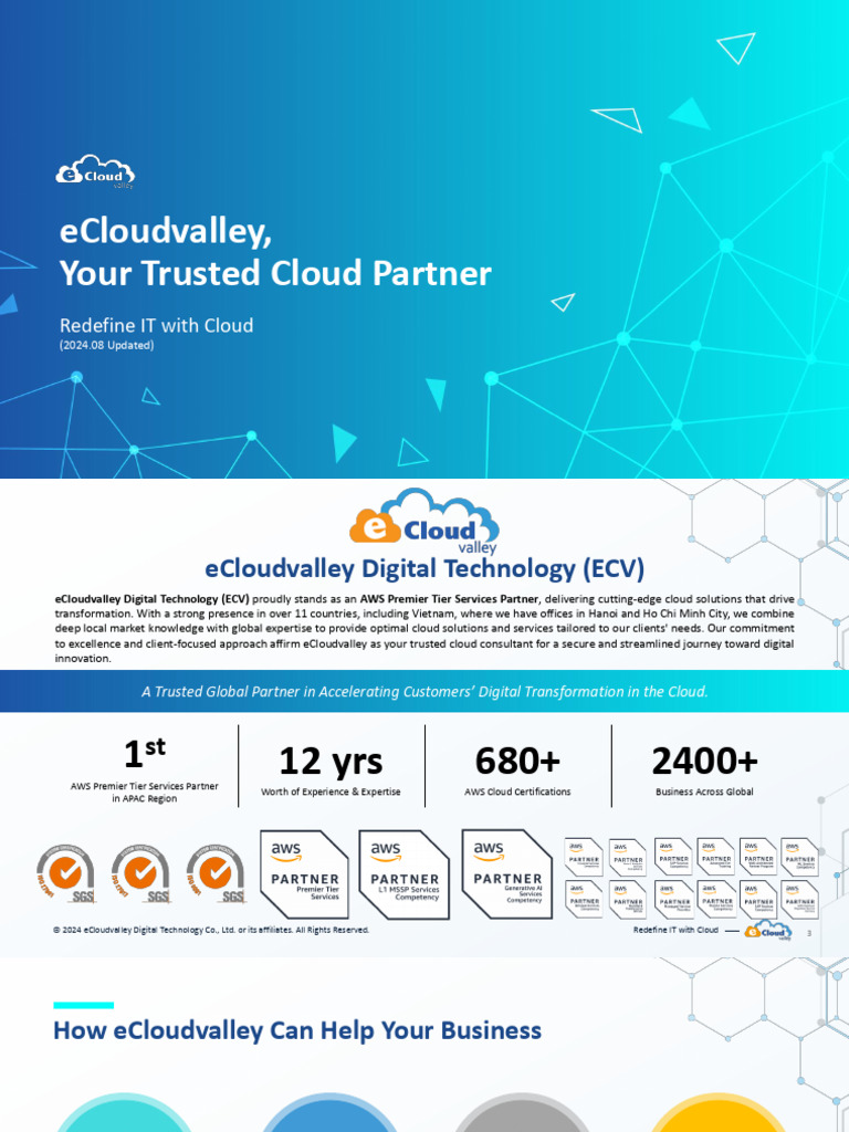 eCloudvalley: Cloud Solutions in Vietnam | PDF | Cloud Computing | Vietnam