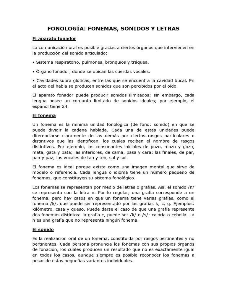 5to - COM Fonología | PDF | Fonema | Fonología