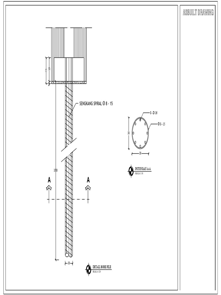 Pancang Bore Pile 2 | PDF