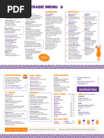 Amtrak Auto Train Cafe Menu Options | PDF | Drink | Foods