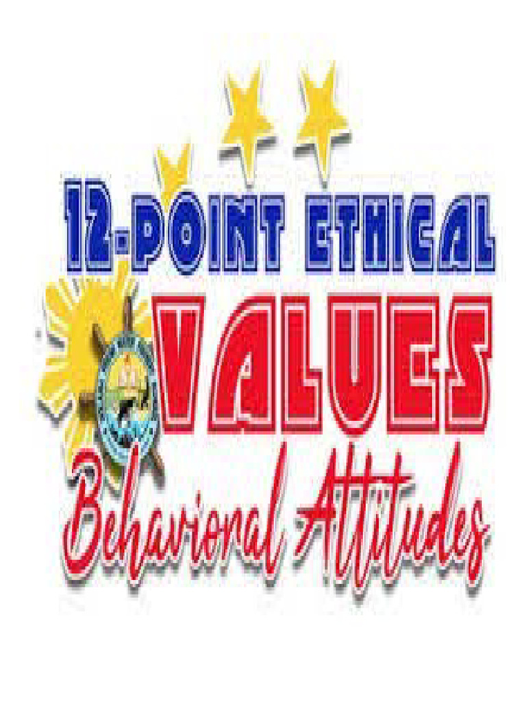 12 Point Ethical Values Poster | PDF