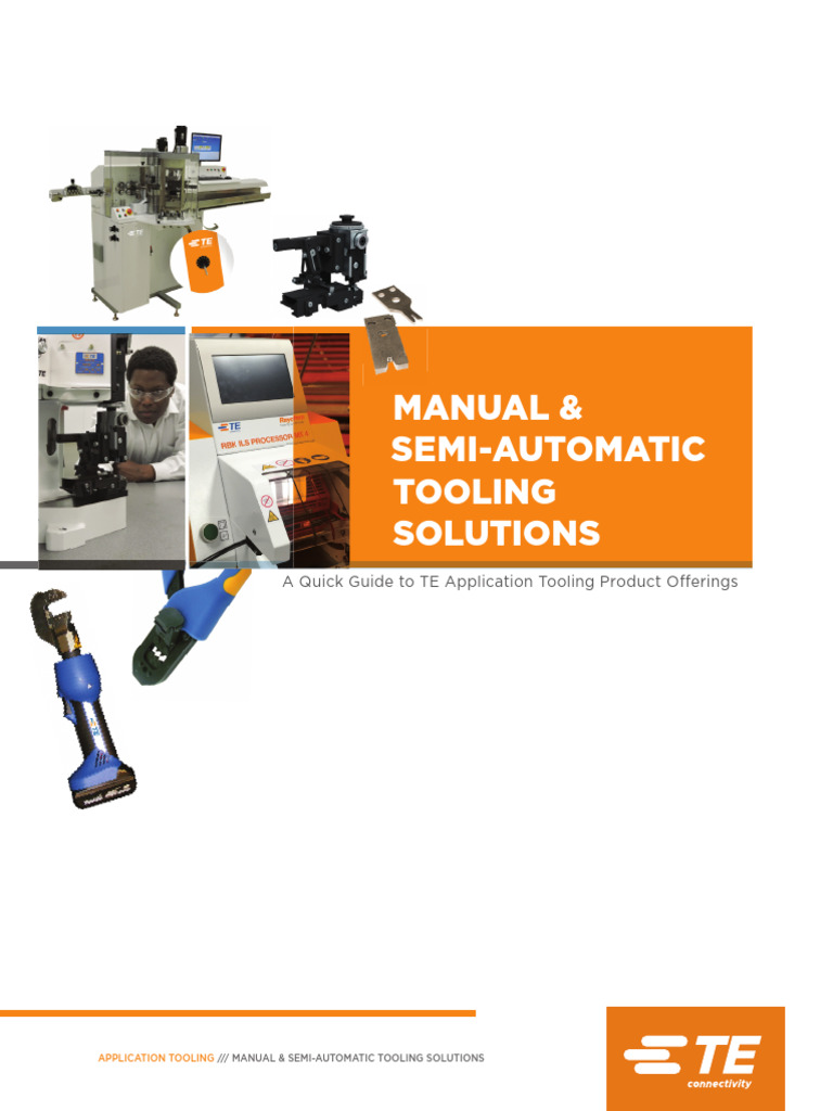 5 1773465 1 - Manual & Semi Auto Tooling - Catalog | PDF | Electrical Connector | Wire