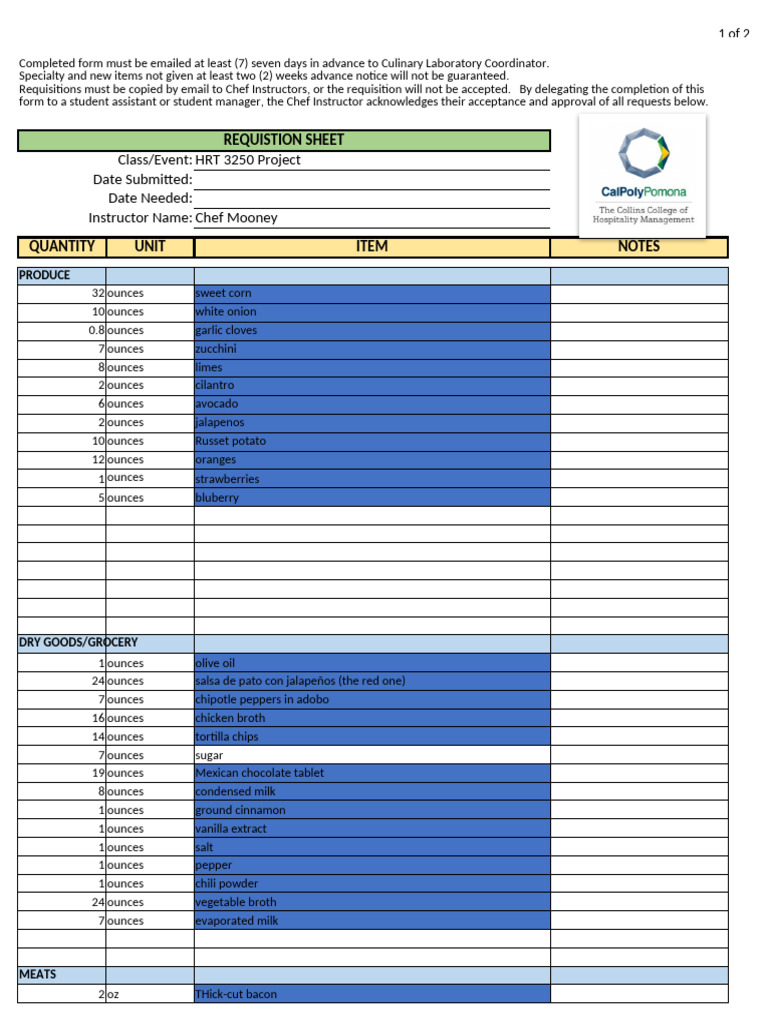 Laboratory Requisition Sheet HRT 3250 | PDF | North American Cuisine | Foods