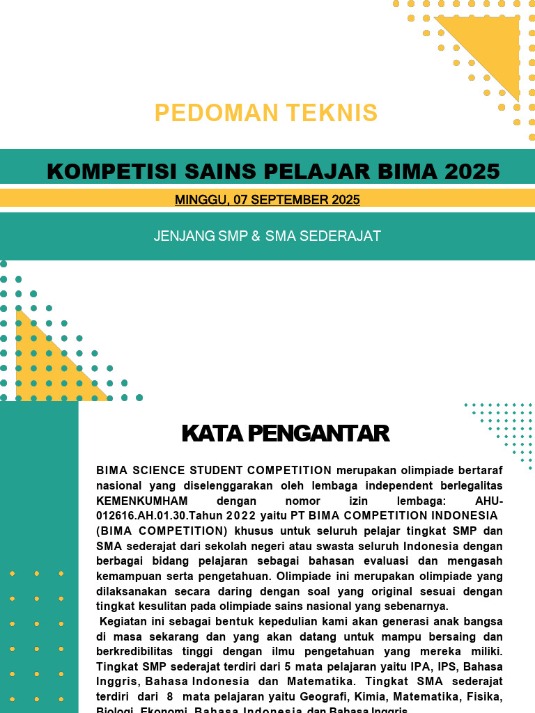 Juknis KSPB 2025-Bima | PDF