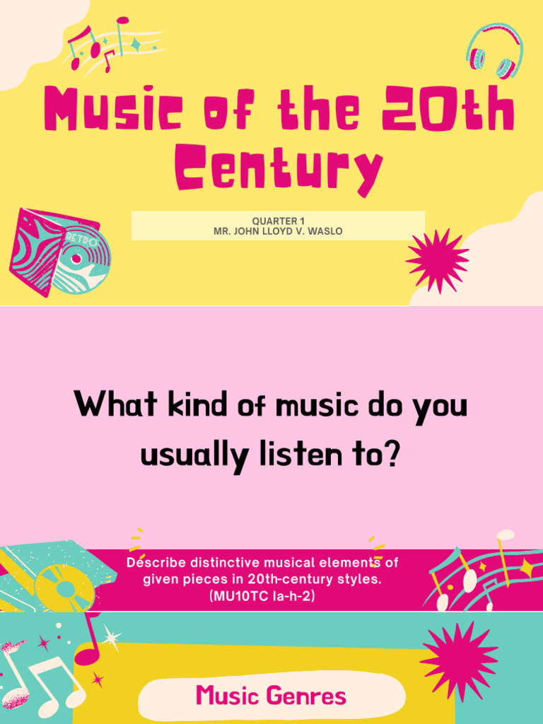 20th Century Music Styles Overview | PDF | Impressionism | Concerto