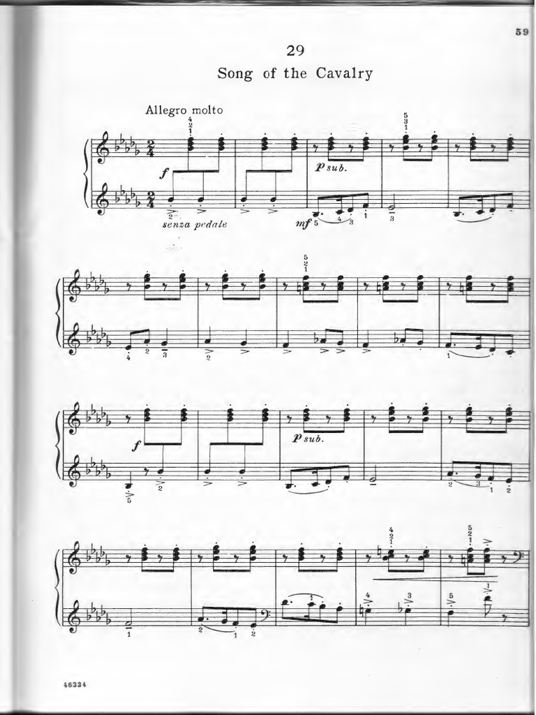 Song of The Cavalry | PDF