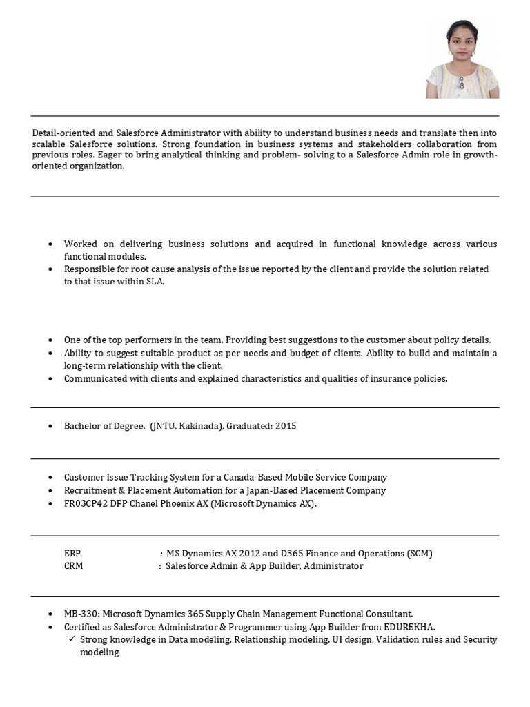 Salesforce Admin & App Builder Profile | PDF