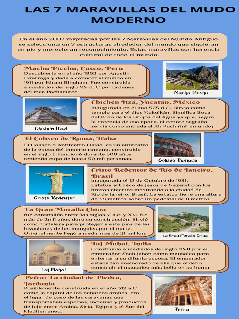 7 Maravillas del Mundo Moderno | PDF