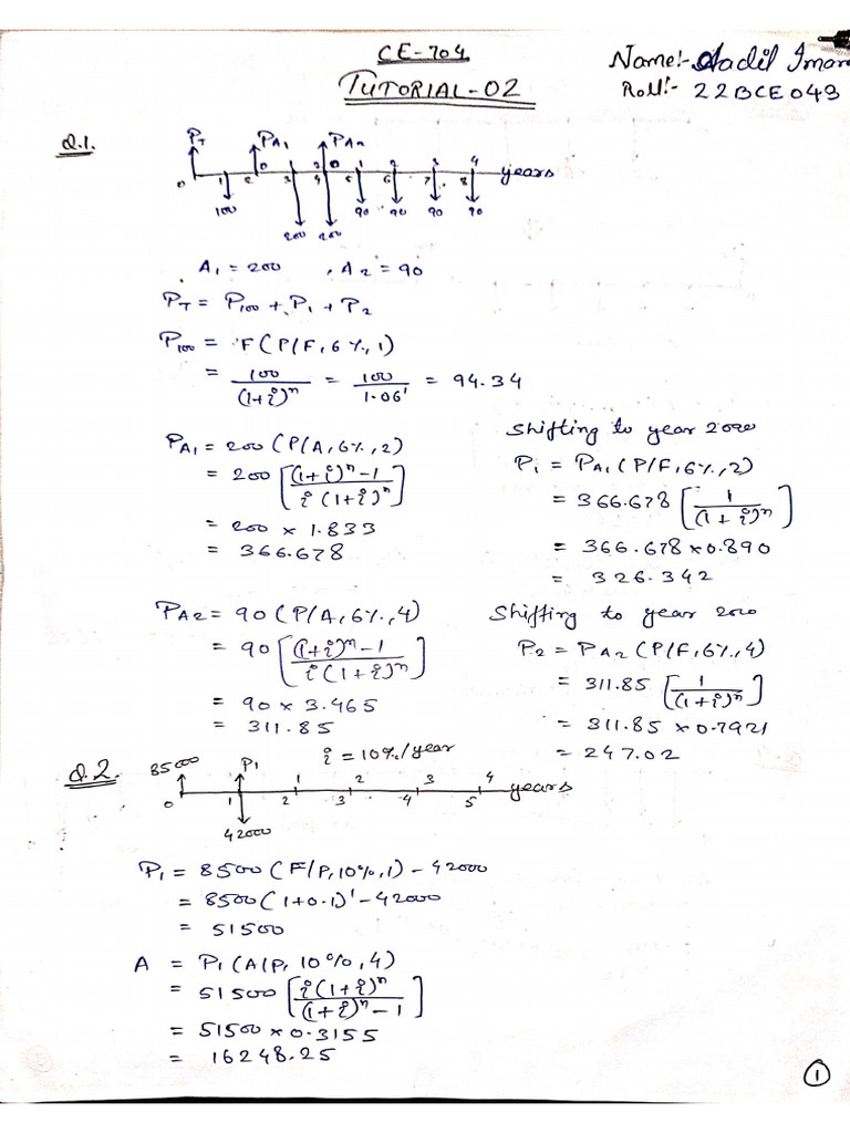 22BCE043 Tutorial 2 | PDF