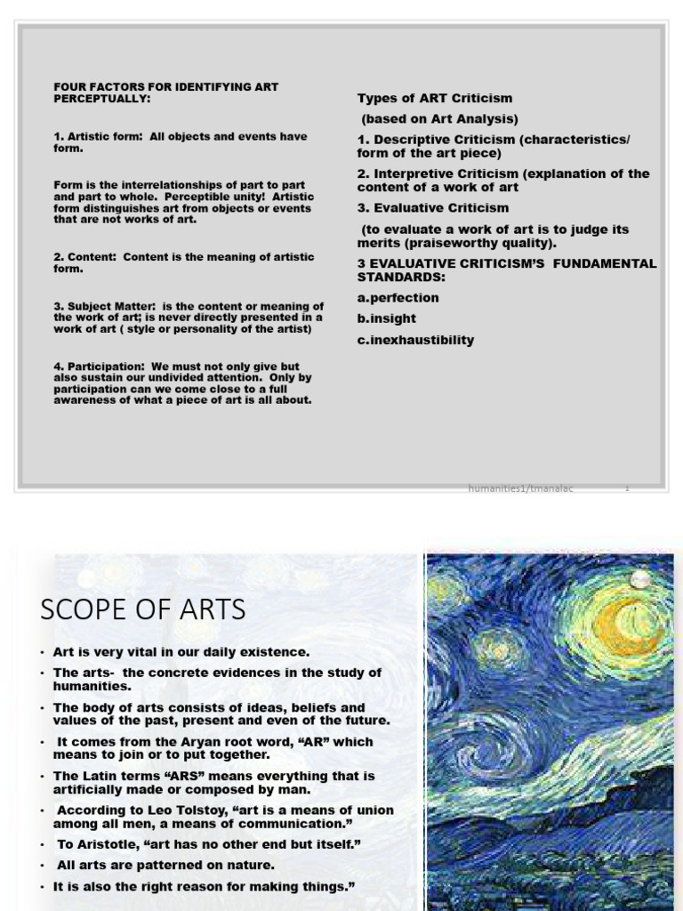 Scope of Humanities Notes | PDF | The Arts | Orchestras