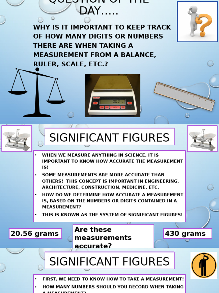 Significant Figures Lesson | PDF | Significant Figures | Density