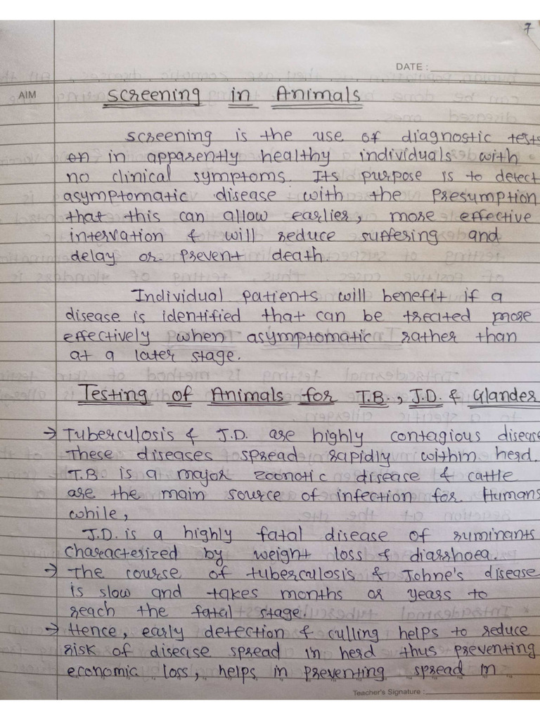 TB JD Glanders Practical | PDF