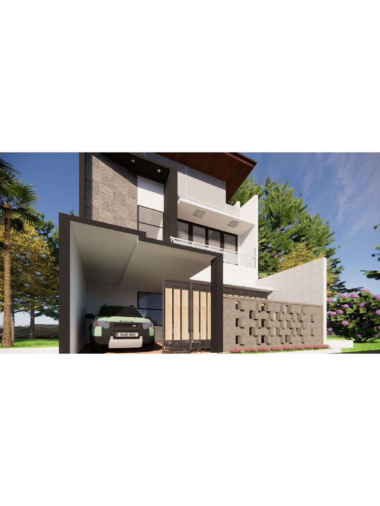 Fasad Depan 3 D Sketchup | PDF