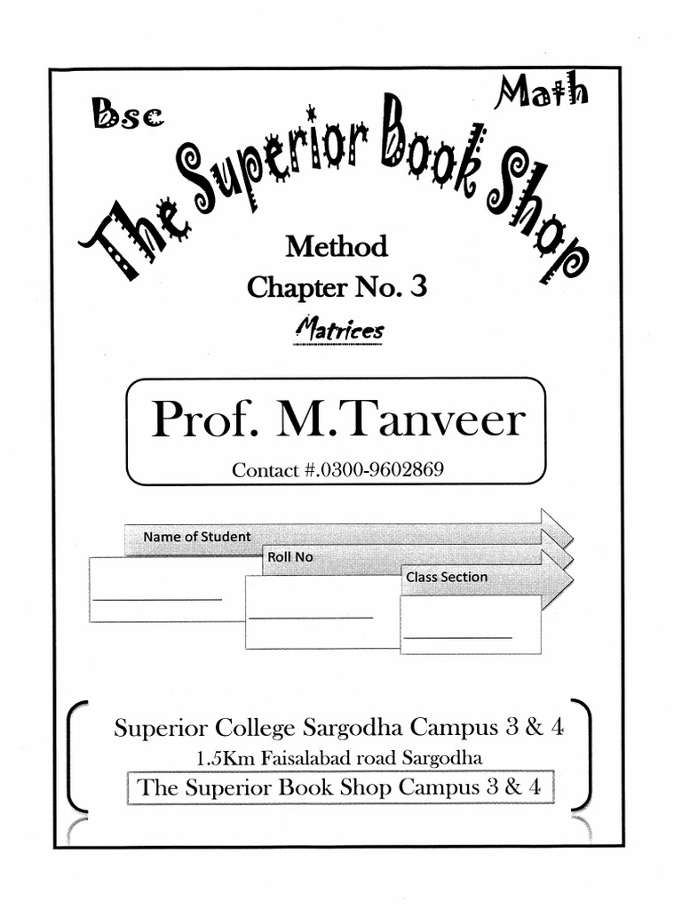 Method Chapter No.3 | PDF