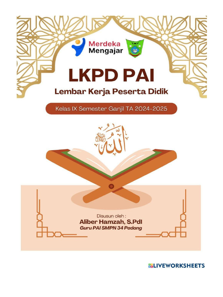 LKPD Iman Kpd Hari Akhir | PDF