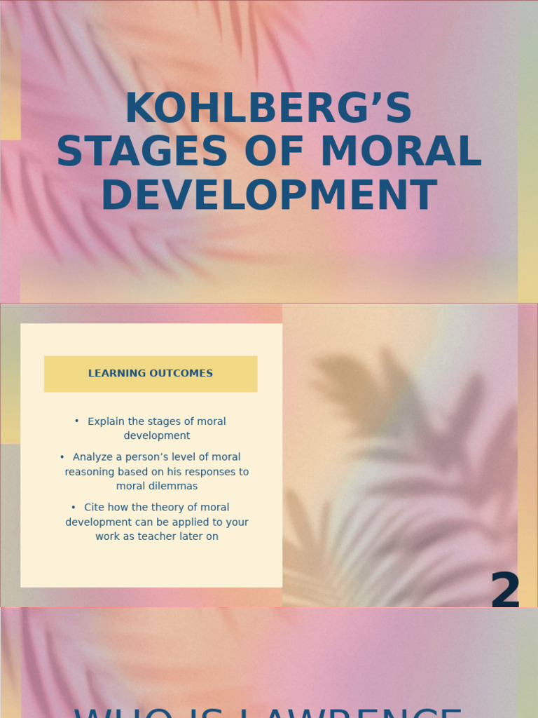 Kohlbergs Stages of Moral Development | PDF | Liberal Arts Education ...
