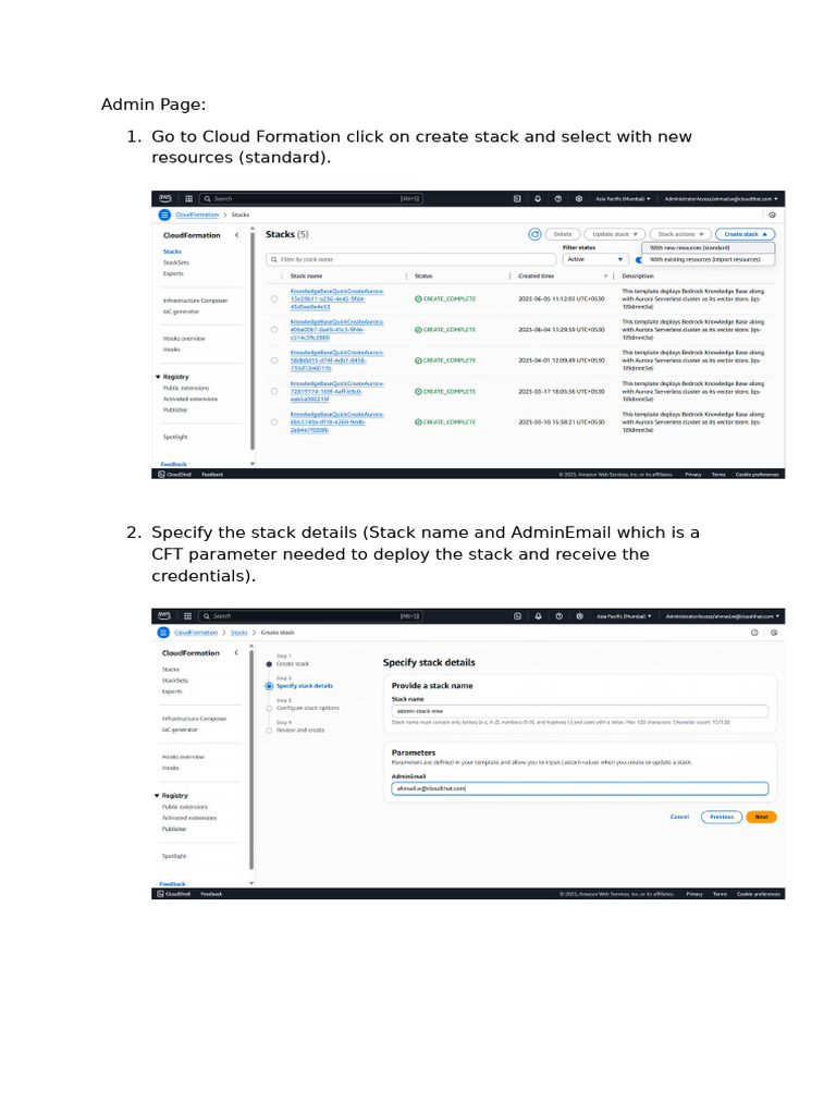 Admin Page Document (DevCraft) | PDF