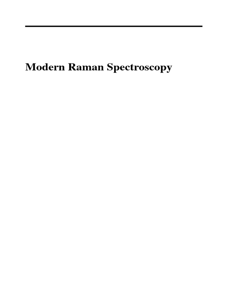 Modern Raman Spectroscopy (A Practical Approach) (2nd Edition) Smith ...