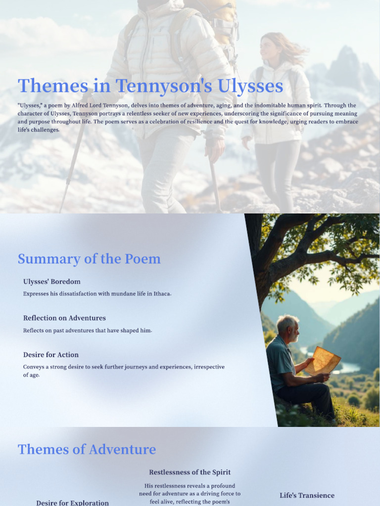 Themes in Tennyson's Ulysses | PDF