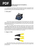 Alat Alat Fiber Optic Beserta Fungsinya | PDF