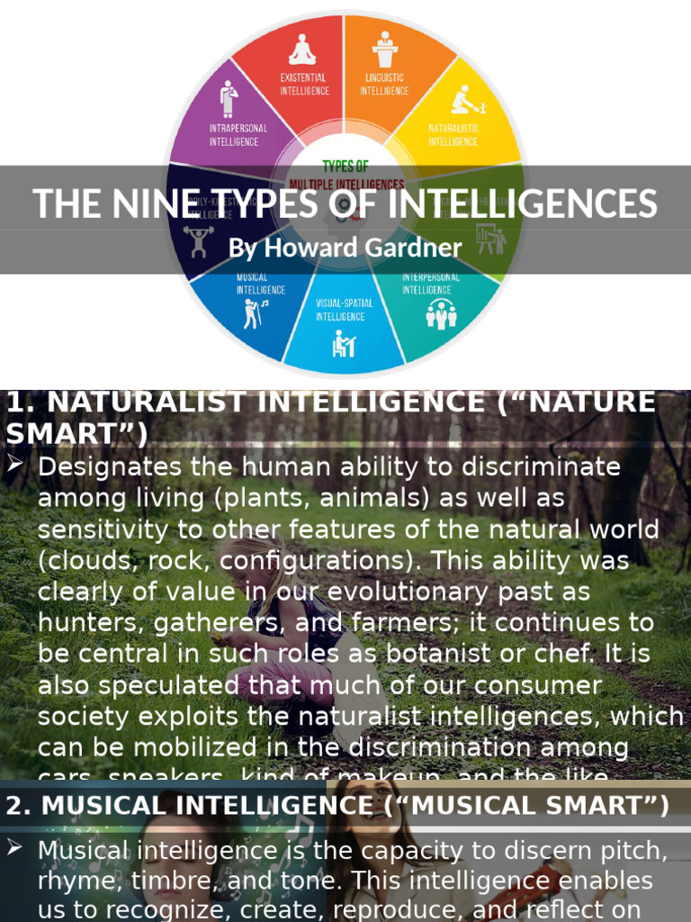 The Nine Types of Intelligences | PDF | Intelligence | Cognitive Science
