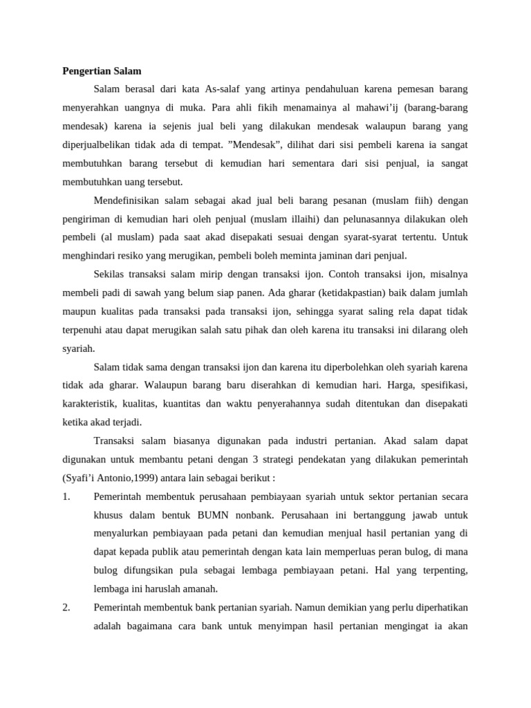 Akad Salam | PDF