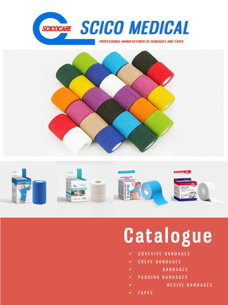 SCICO Medical Bandages Catalogue | PDF | Plastic