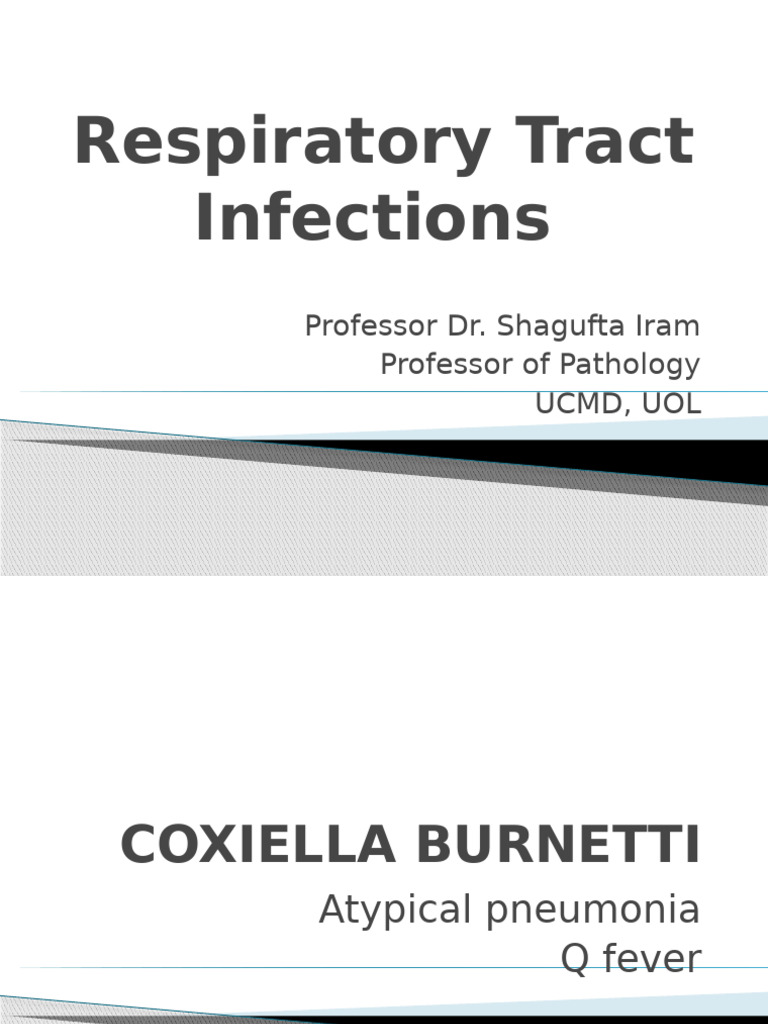 C. burnetti and Atypical Pneumonia Insights | PDF