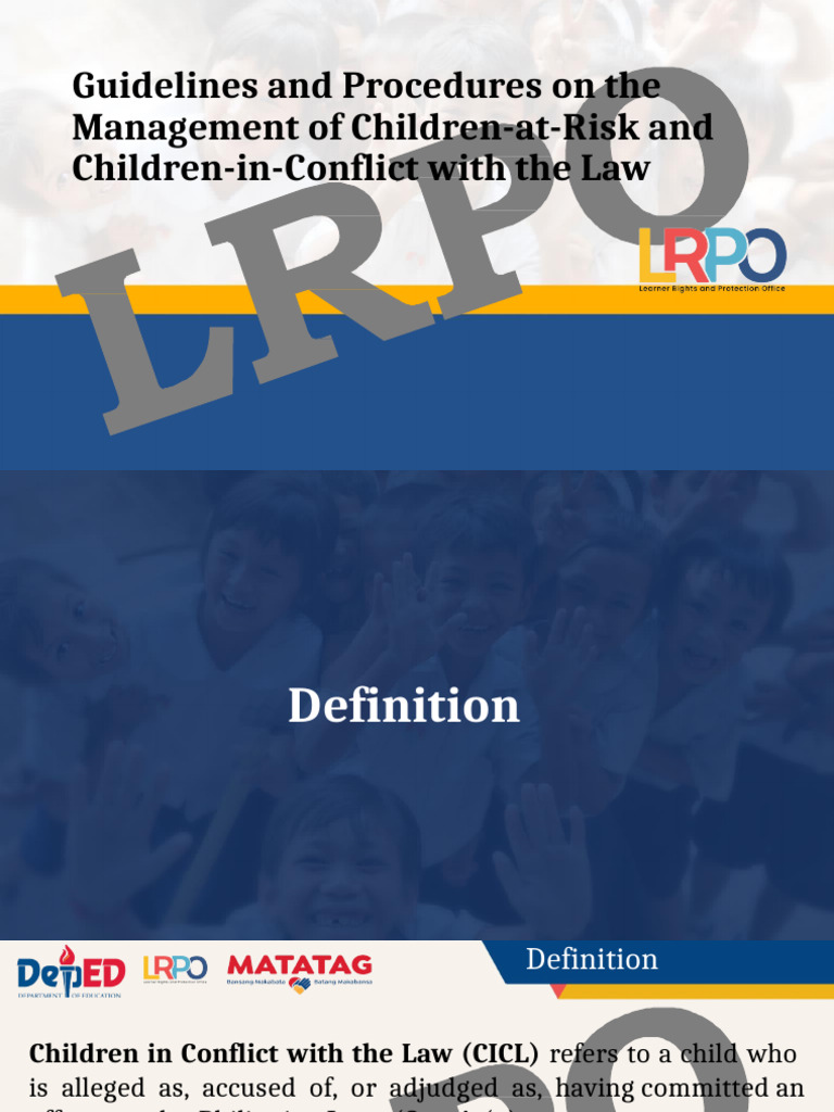 Guidelines and Procedures On The Management of CAR and CICL | PDF ...