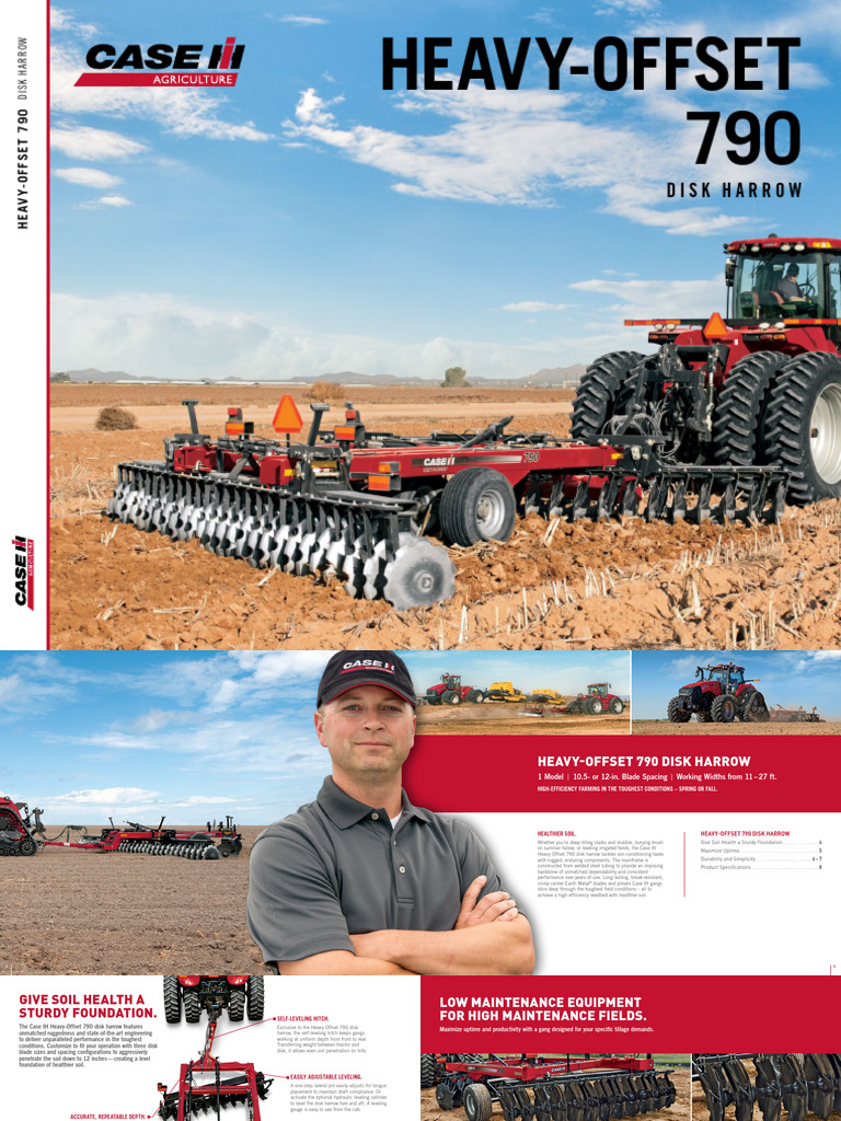 Heavy-Offset-790 Brochure 08-19 CIH19073101 Spreads | PDF | Tractor ...