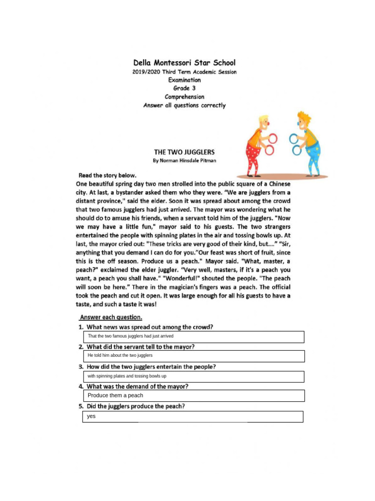 The Two Jugglers | PDF