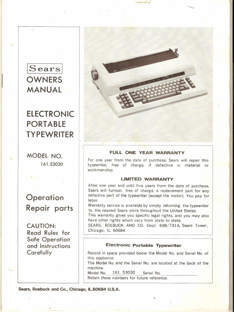 Sears Electronic Communicator | PDF