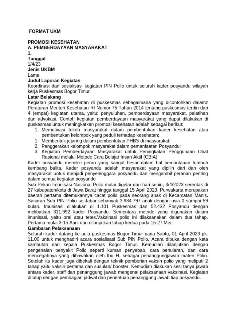 Format Ukm | PDF