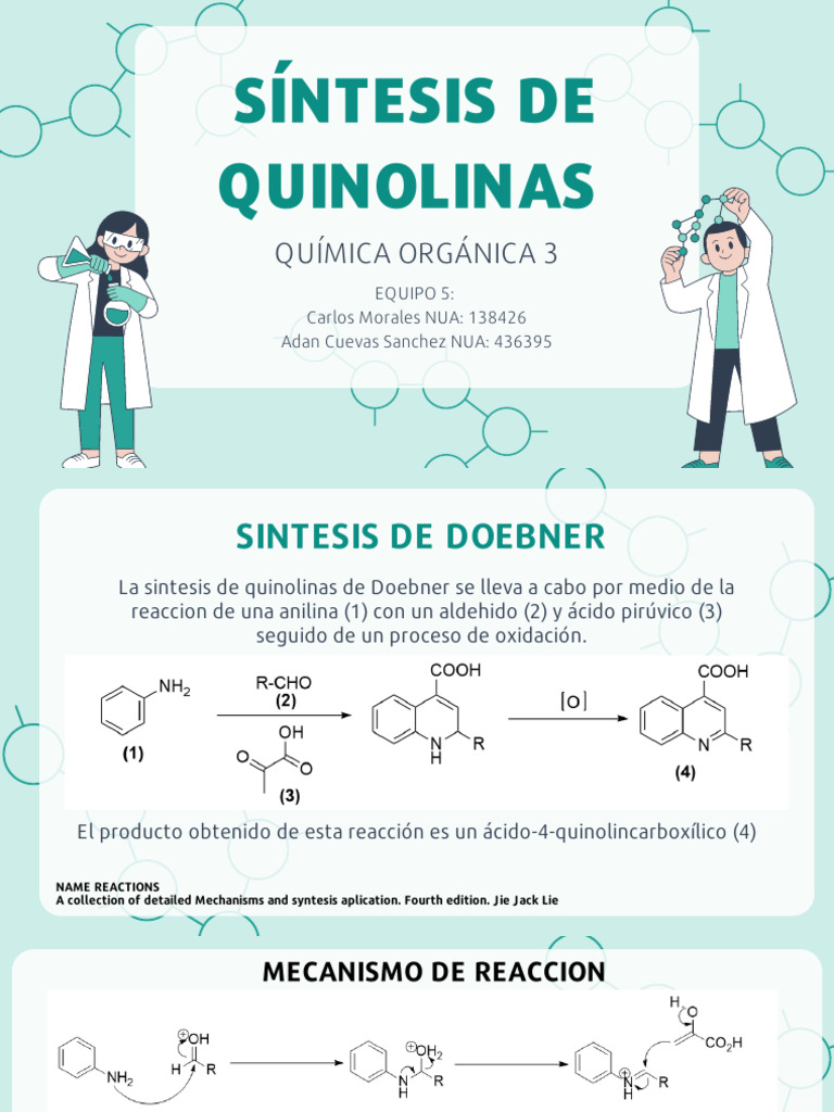 Sintesis de Quinolinas | PDF