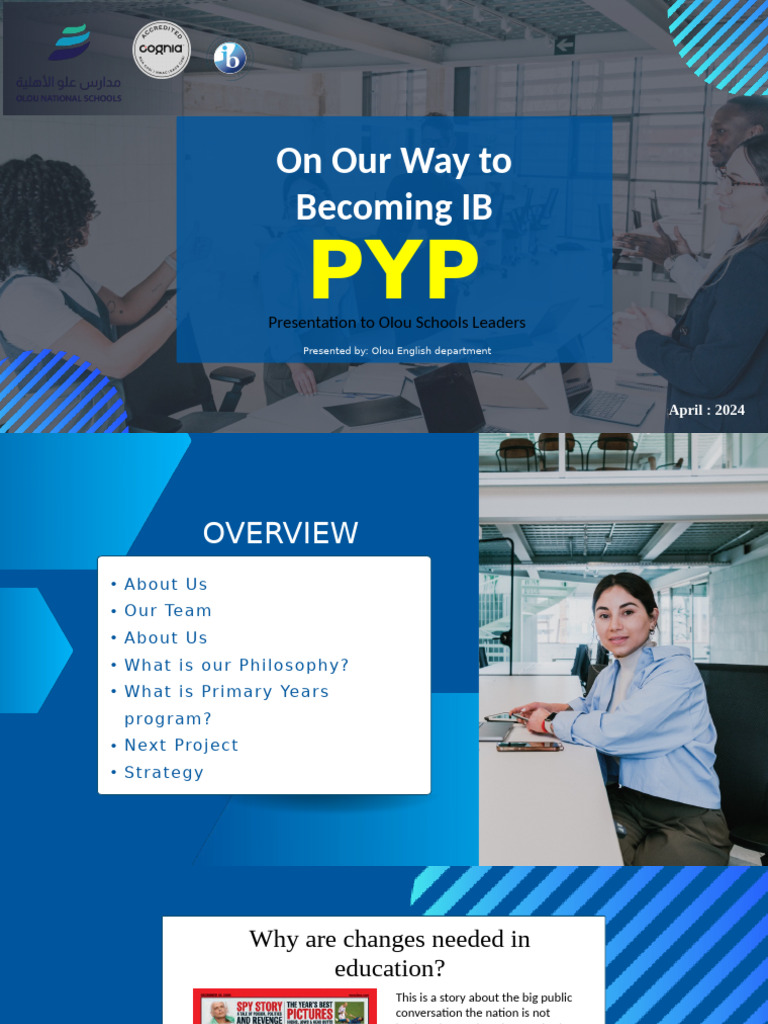 Leaders Presentation About Ib Pyp | PDF | Cognition | Education Theory