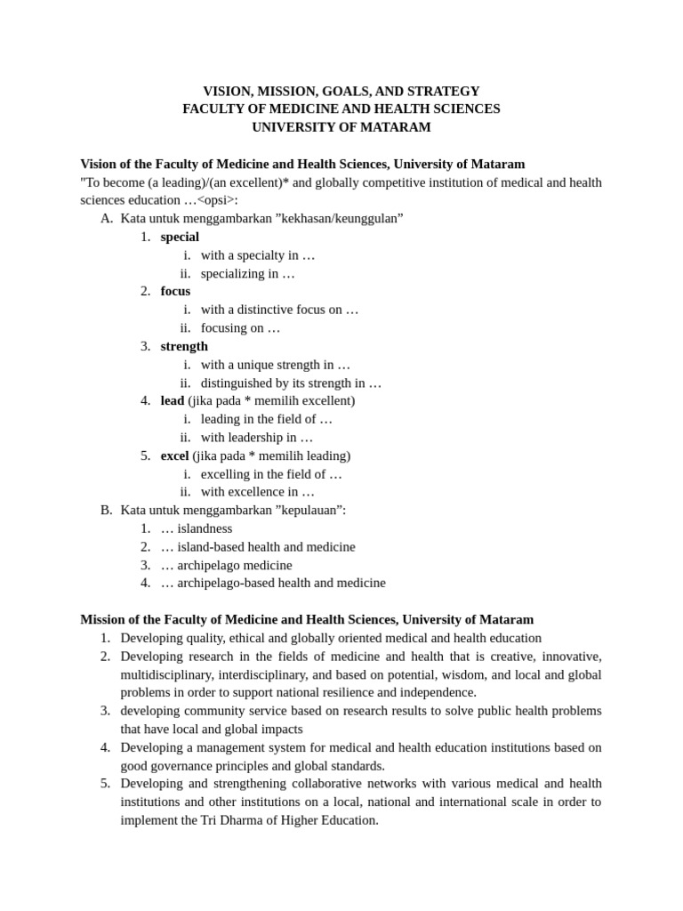 VMTS FKIK Unram, VMT PSSKed Dan PSPD - English Options | PDF | Medicine ...