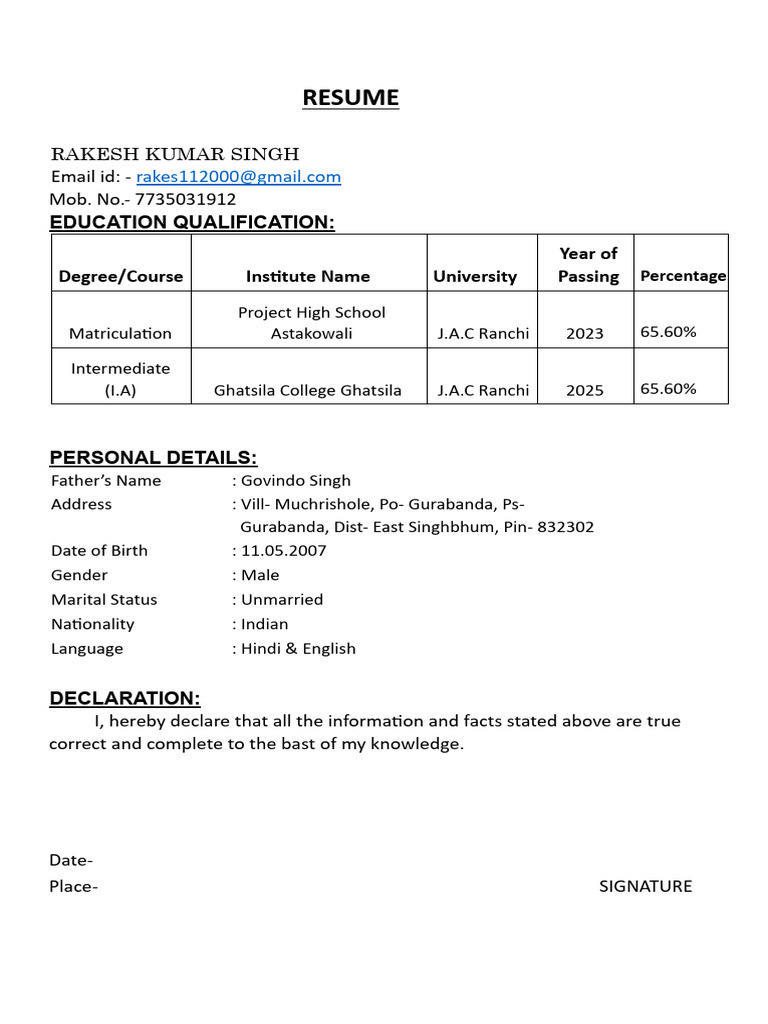 Rakesh Resume 3 | PDF