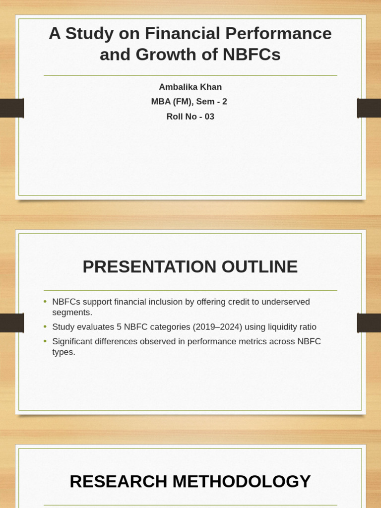 Financial Performance of NBFCs 2019-2024 | PDF | Private Sector | Business