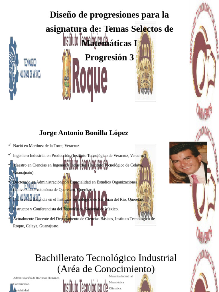 Progresiones 3 Jorge Bonilla | PDF | Teoría del caos | Matemáticas Aplicadas